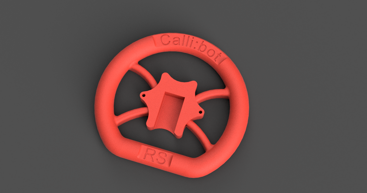 Calli:bot Racing Wheel by paeppi | Download free STL model | Printables.com