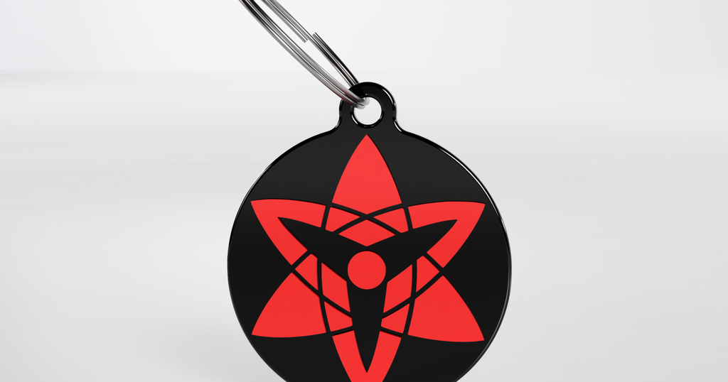 Mangekyou Sharingan Sasuke (Eternal) keychain by dantech | Download ...