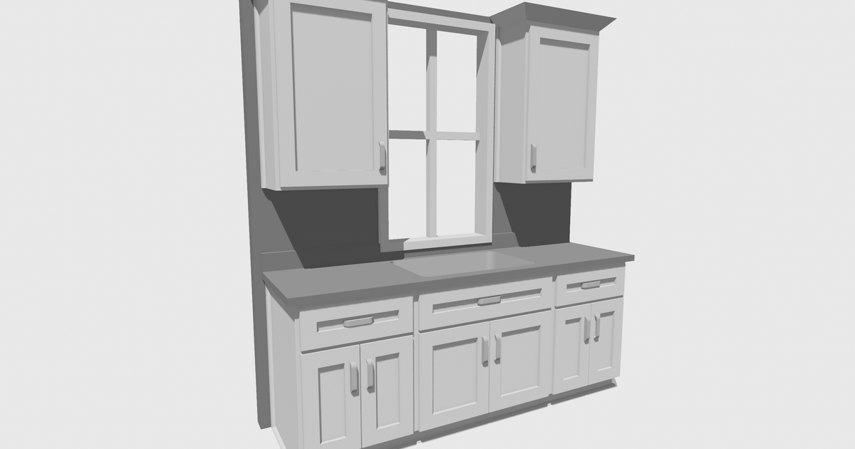 Detailed Mini Model Kitchen by J Lake 3D | Download free STL model ...