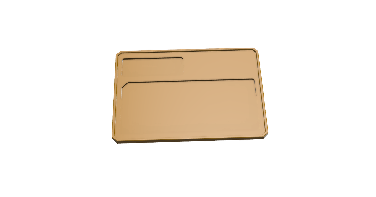 Filled baseplate for faster printing by Mewicrl | Download free STL ...