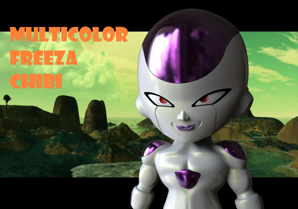 Freeza Chibi - Multicolor and single color profile by MatadorPrintor ...
