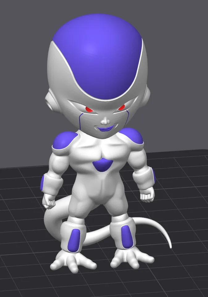 Freeza Chibi - Multicolor and single color profile by MatadorPrintor ...