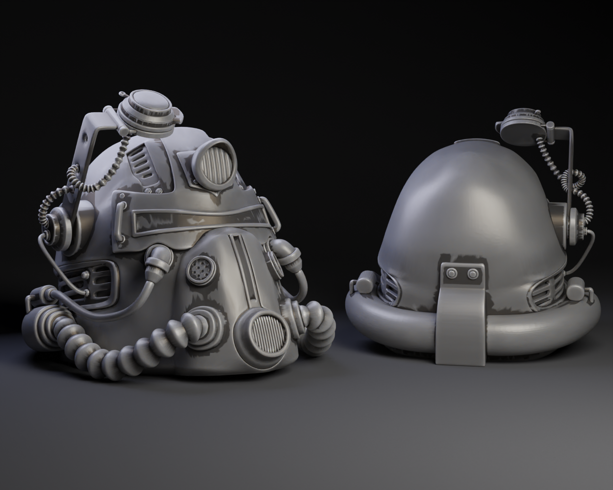 Fallout T51b Power Armor Helmet. by Peter Farell | Printables Store