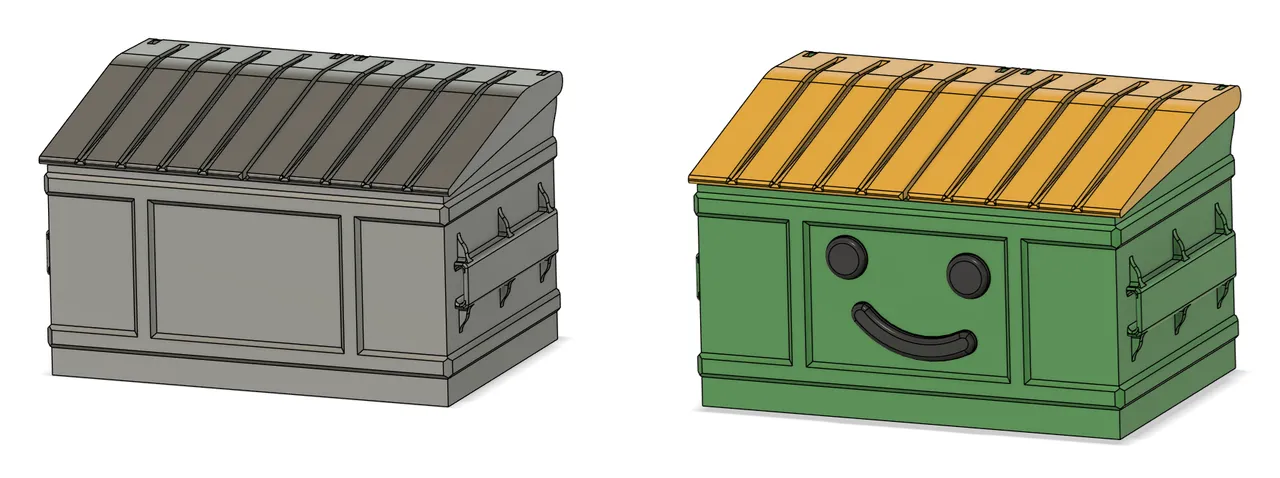 Dumpster by APE-X | Download free STL model | Printables.com