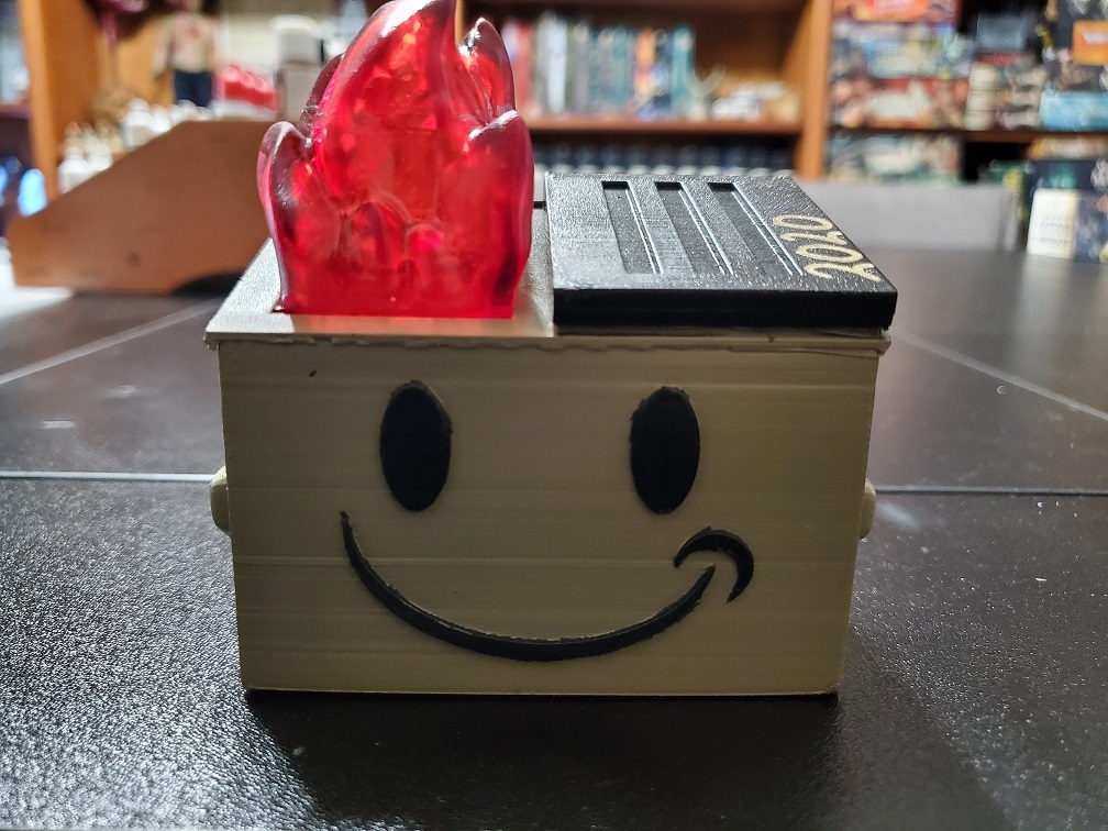 Smiling Dumpster Fire by MysticTome | Download free STL model ...