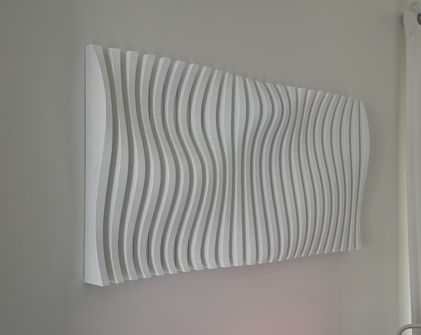 Wave Wall Art by Philip Wallin | Download free STL model | Printables.com