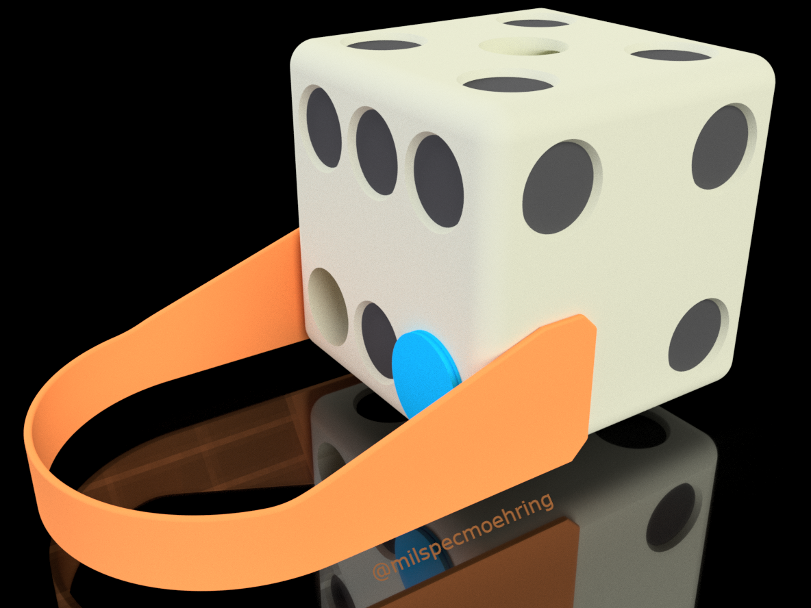 Diception Dice Tower by milspecmoehring | Download free STL model ...