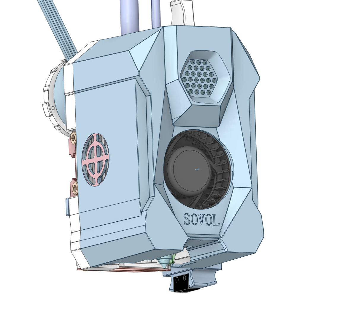 Klicky Probe for Sovol SV08 ABL por Nadir @ CN3D | Descargar modelo STL ...