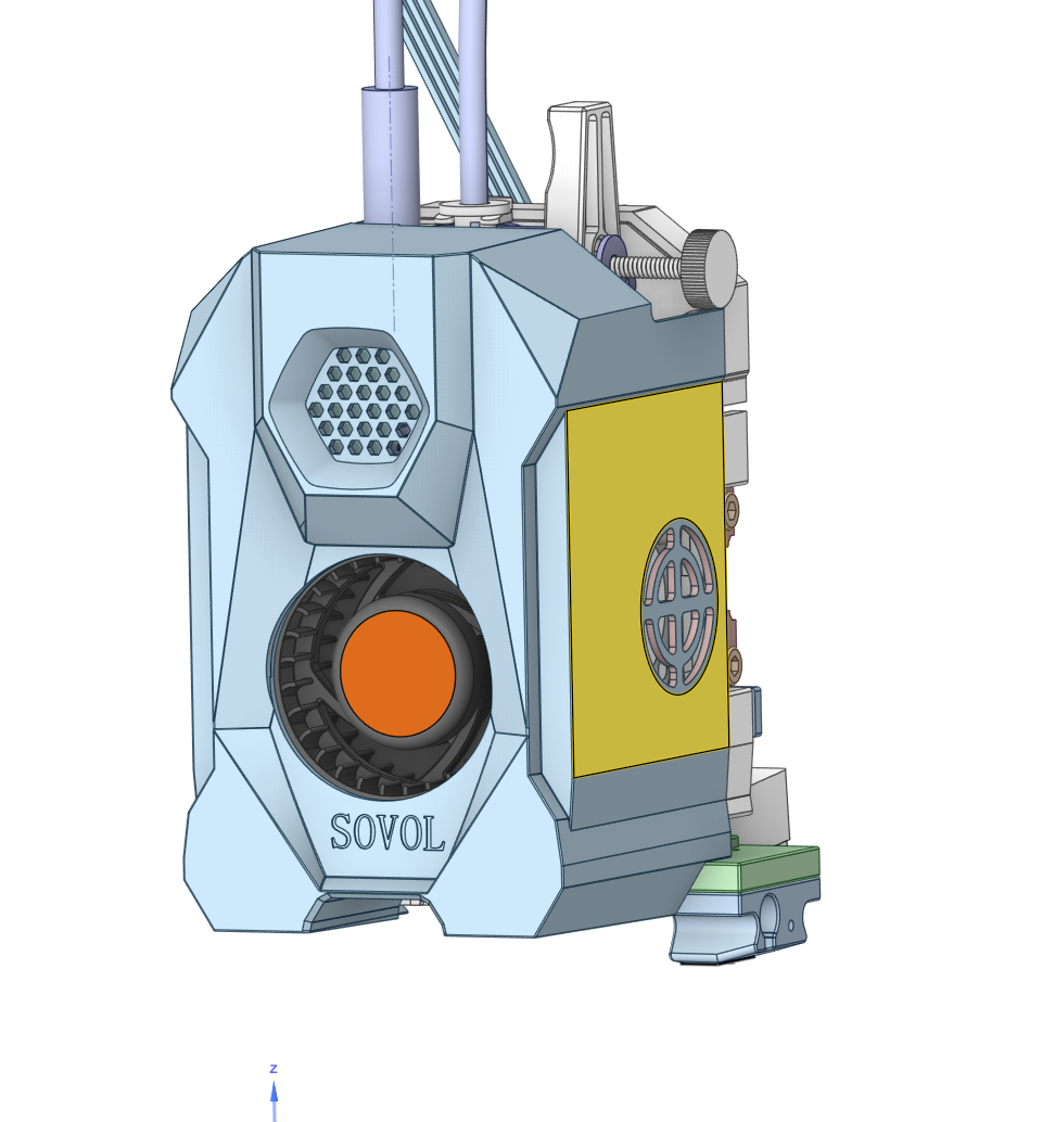 Klicky Probe for Sovol SV08 ABL por Nadir @ CN3D | Descargar modelo STL ...