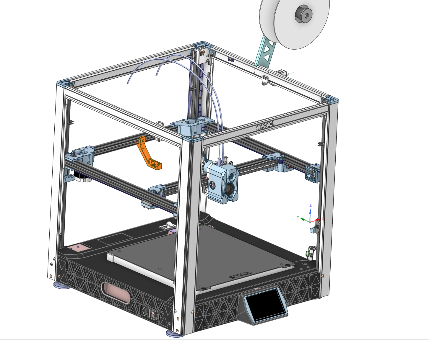 Klicky Probe for Sovol SV08 ABL por Nadir @ CN3D | Descargar modelo STL ...