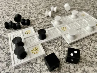 Double Dice Royal Game of Ur by Mikas4444 | Download free STL model ...