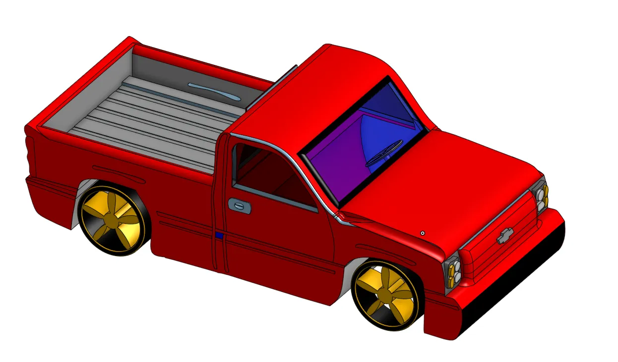 Chevy truck by Selerino Cruz Perez | Download free STL model ...