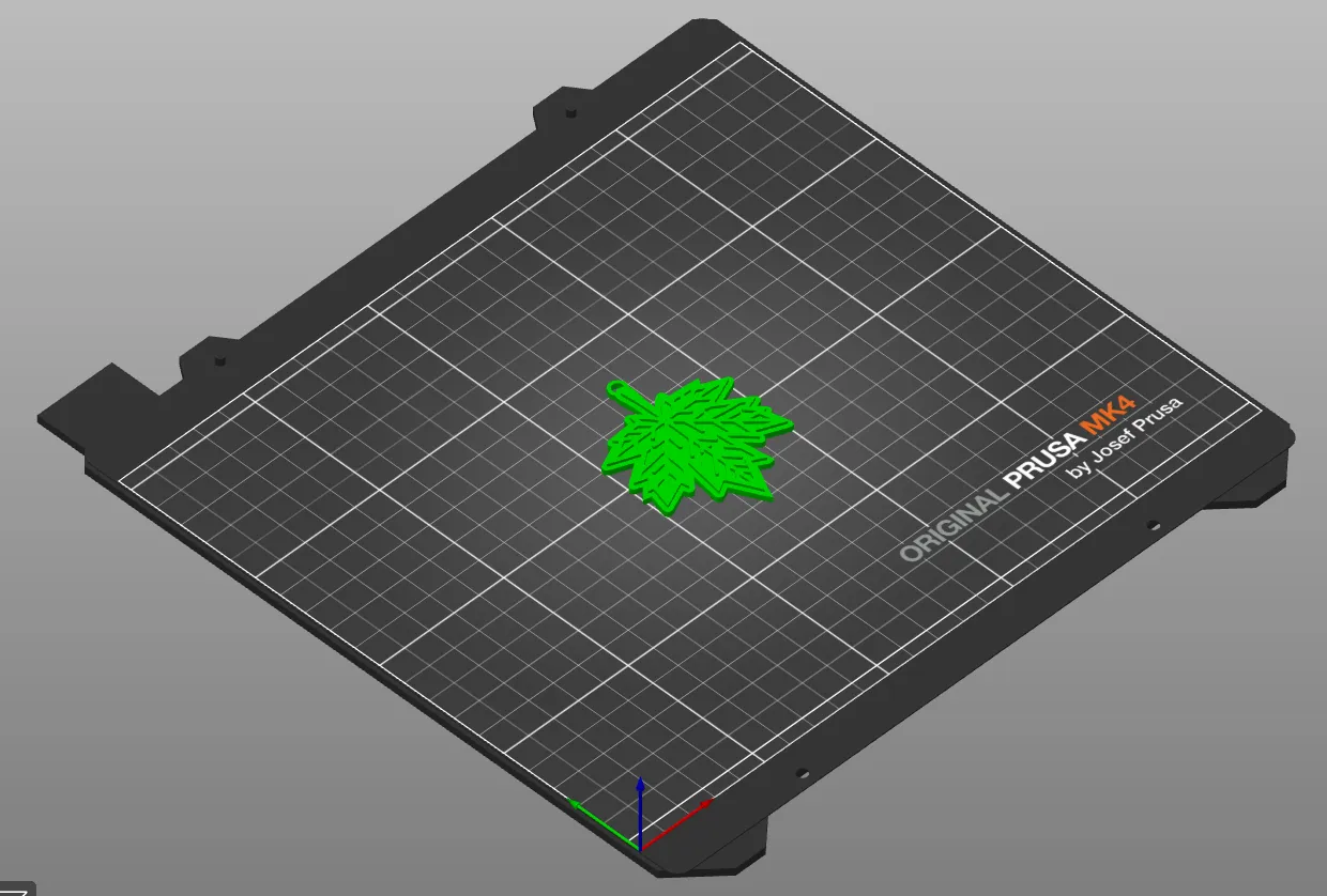 Maple Leaf Keychain by FC2M3D | Download free STL model | Printables.com