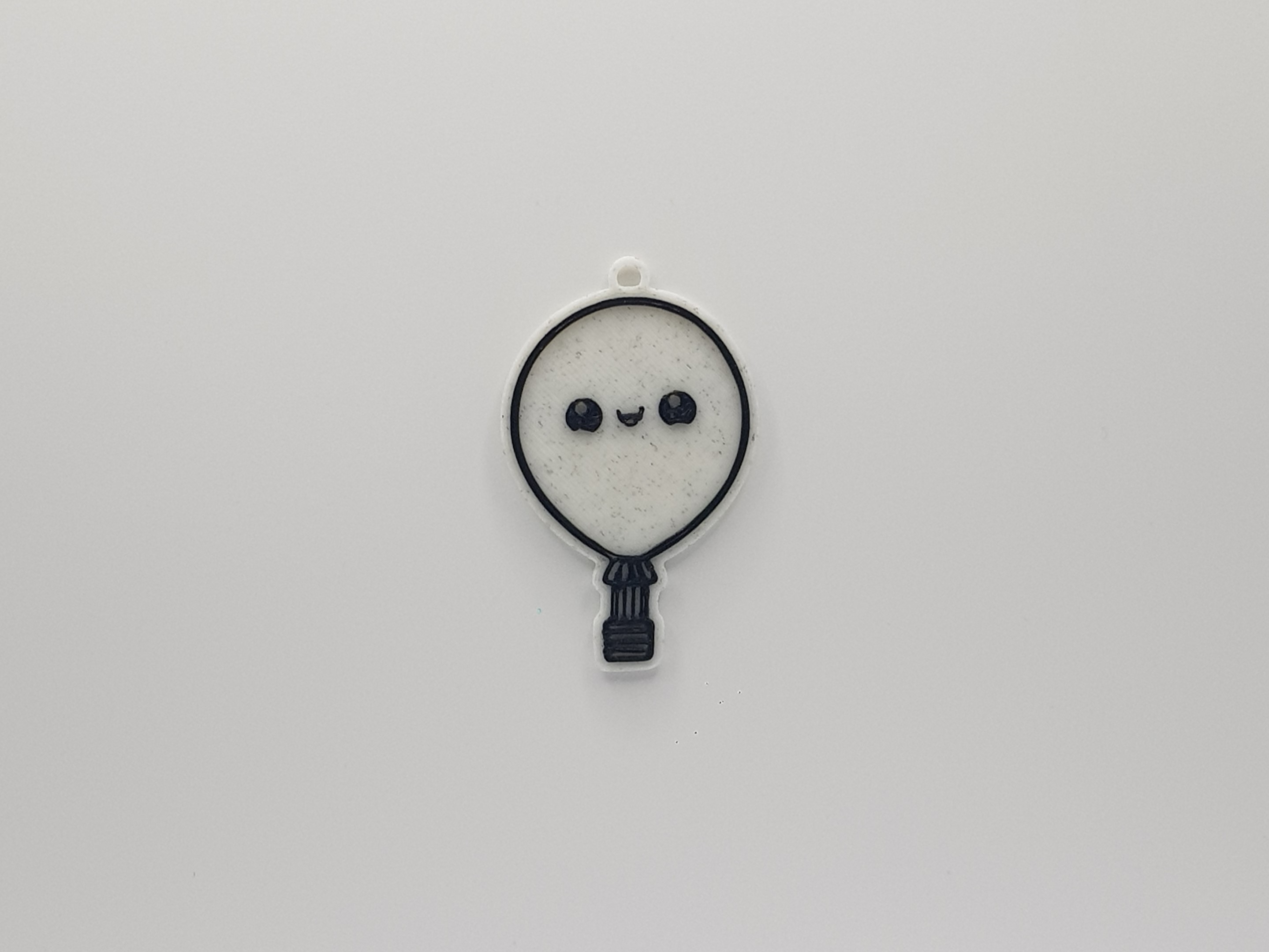 Happy Balloon Keychain by FC2M3D | Download free STL model | Printables.com