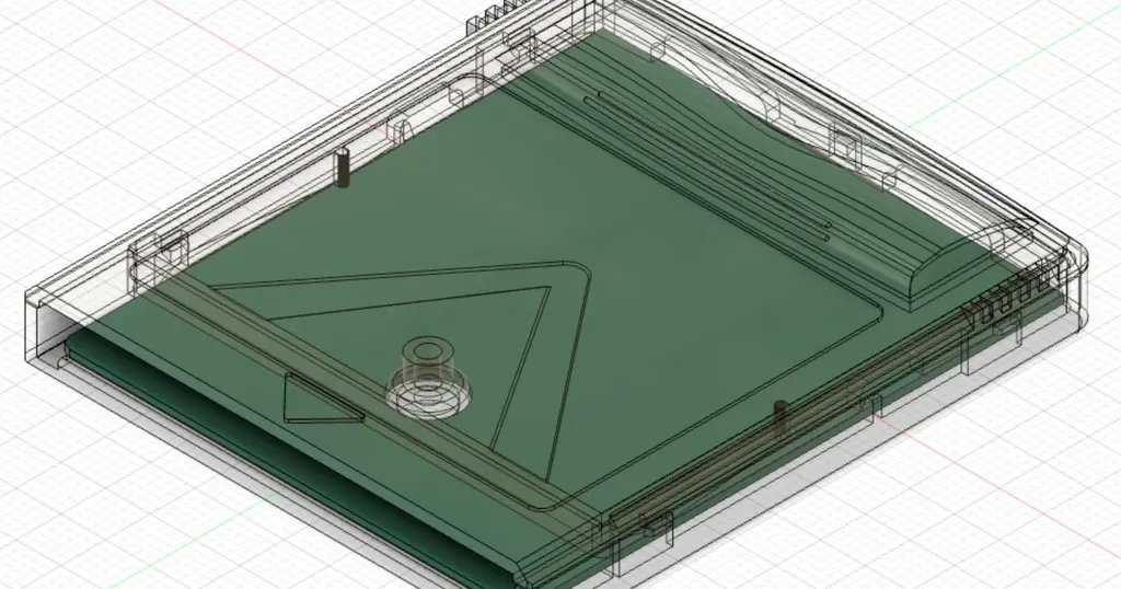 Gameboy Color Cartridge shell by leslielaw | Download free STL model ...