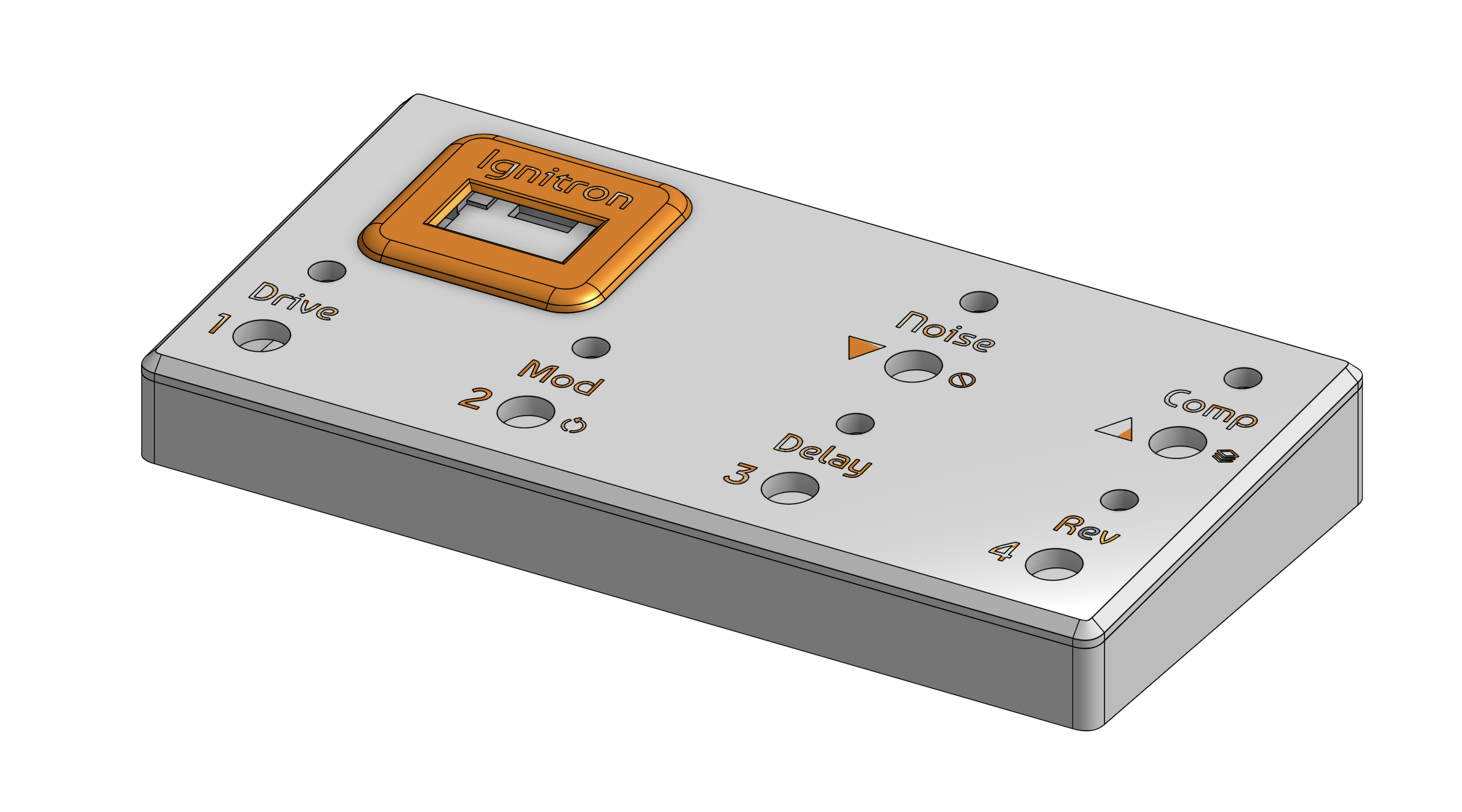 Positive Grid Spark Ignitron pedal enclosure by Filip Vařecha ...