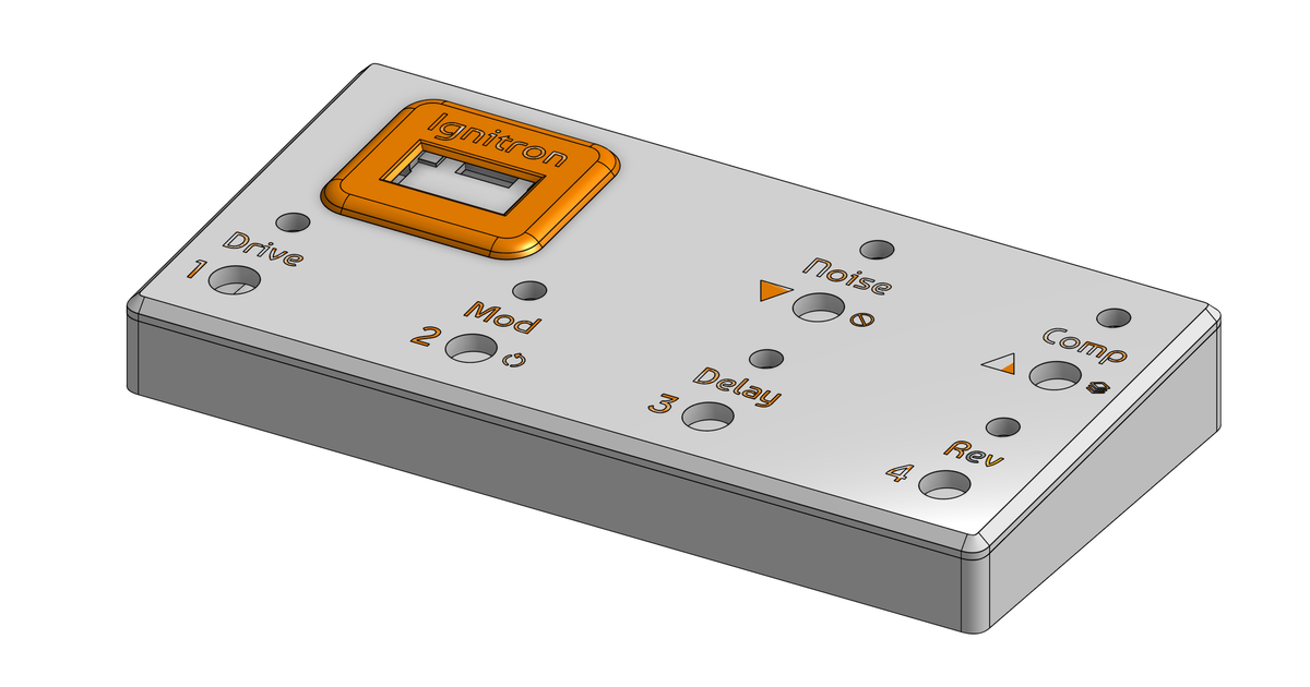 Positive Grid Spark Ignitron pedal enclosure by Filip Vařecha ...
