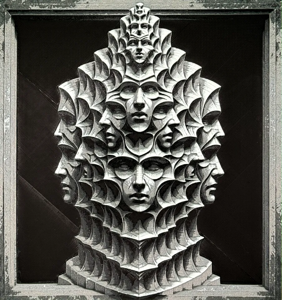 Geometric Heads by Don Matis | Download free STL model | Printables.com