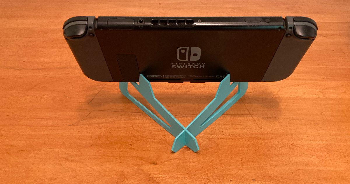 Minimalist Nintendo Switch Stand by ceadezain | Download free STL model ...