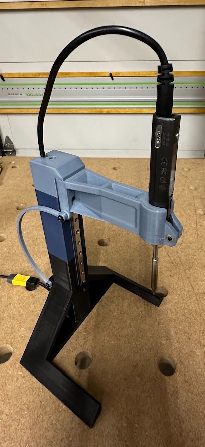 TS100/TS101 Soldering Iron Holder Arm for Heat Insert Press by Ryan G ...