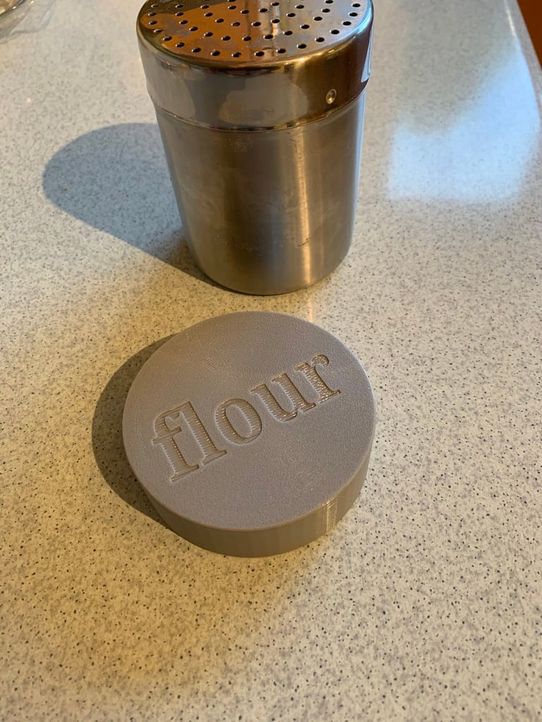 Flour Duster / Sieve cover by Mark | Download free STL model ...