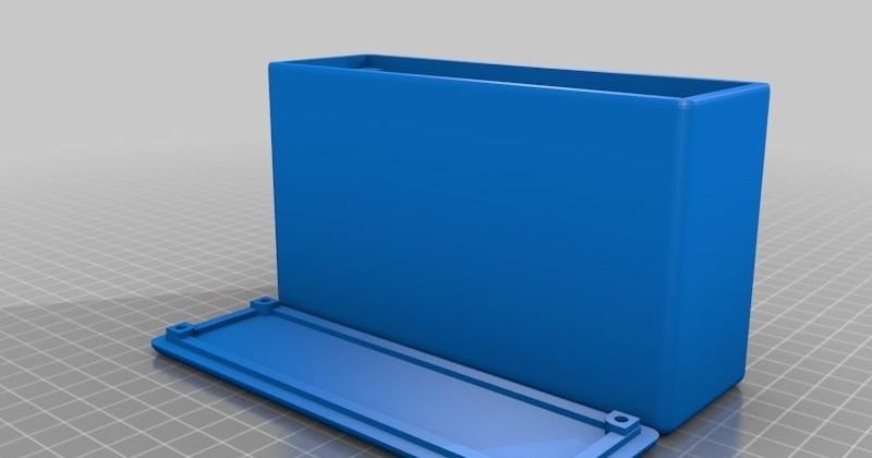 My Customized Project Box With Lid Screws 40x80x140 by Mark | Download ...