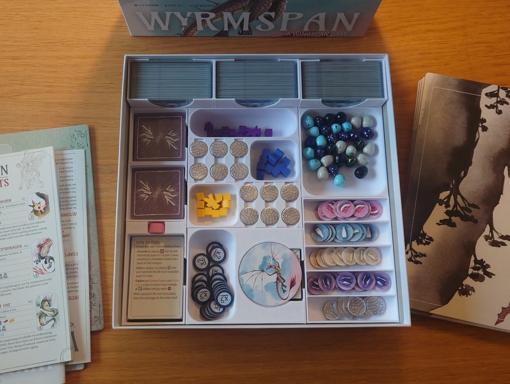 Wyrmspan Insert for Premium sleeved cards by Hellweek | Download free ...