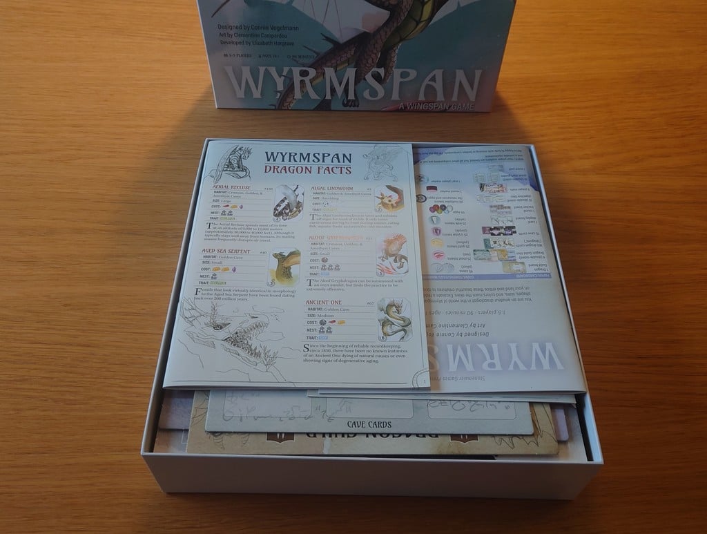 Wyrmspan Insert for Premium sleeved cards by Hellweek | Download free ...