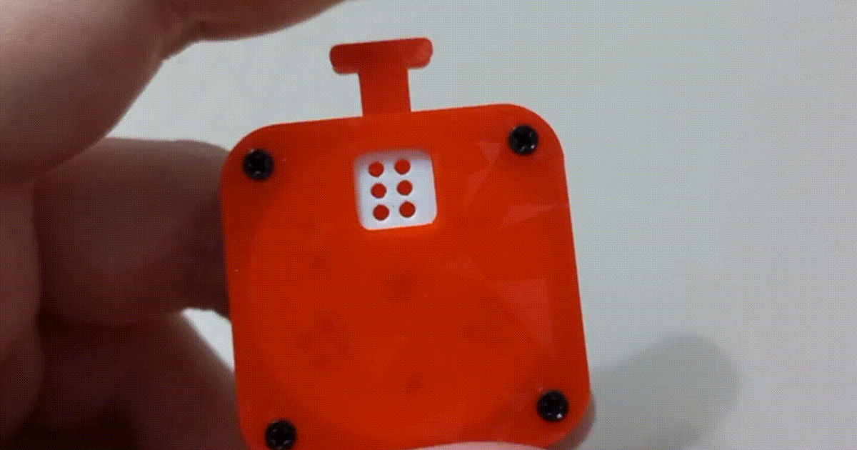 Mechanical D6 dice by Pandanutiy | Download free STL model | Printables.com