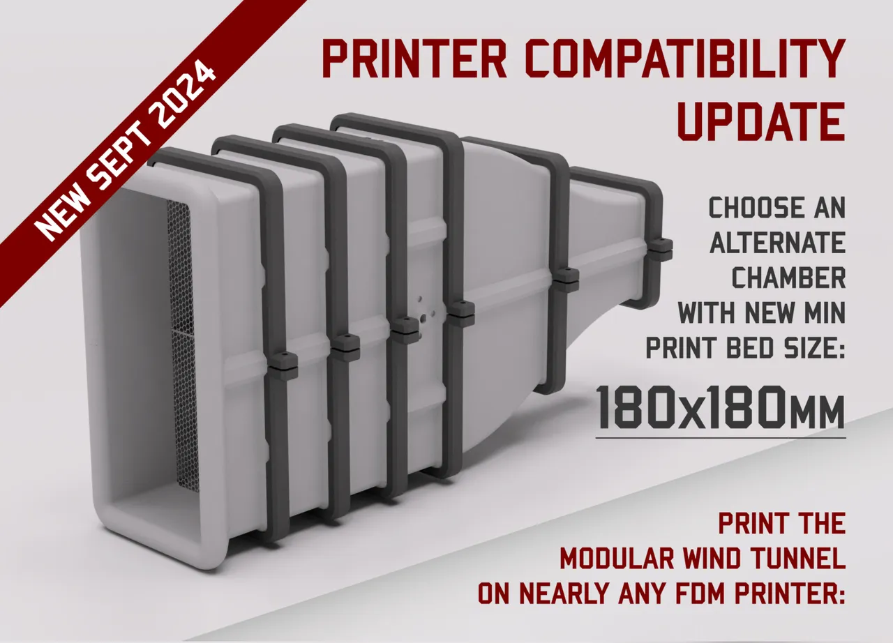 Modular Wind Tunnel for STEM Education by Jerrod H | Download free STL ...
