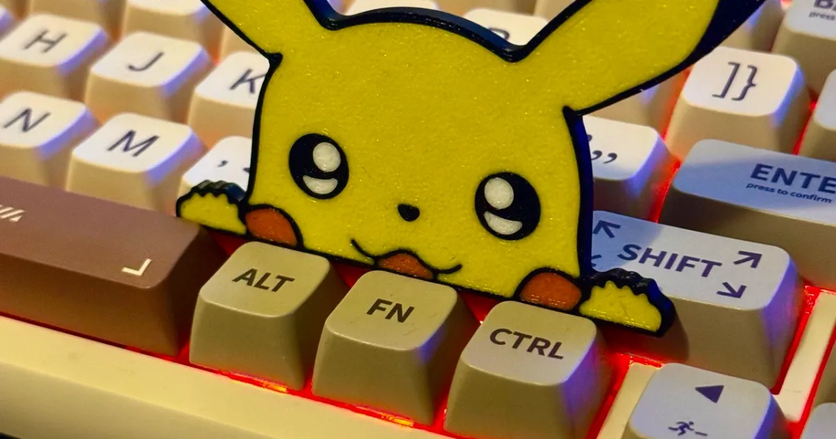 Pokemon Pikachu Desk companion by B-engineer | Download free STL model ...