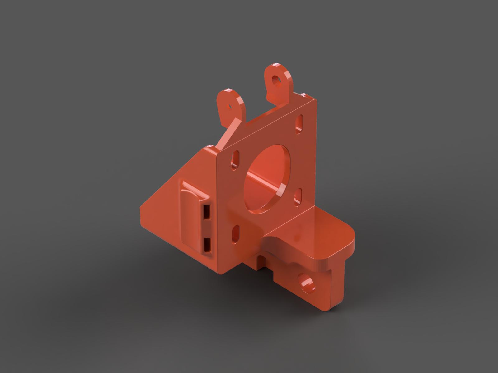 Ender 3 / CR-10 Direct Drive Adapter w/ Cable Chain Mount by Steven ...