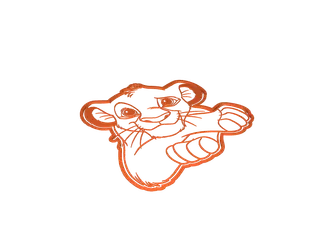 lion king simba led lightbox by VS3DPRINT | Download free STL model ...