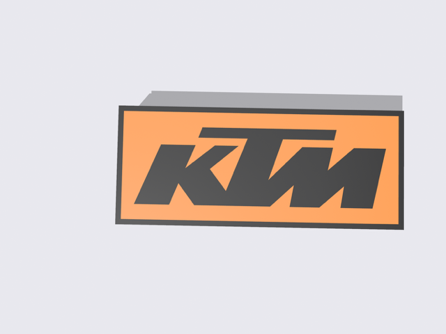 ktm led lightbox by VS3DPRINT | Download free STL model | Printables.com