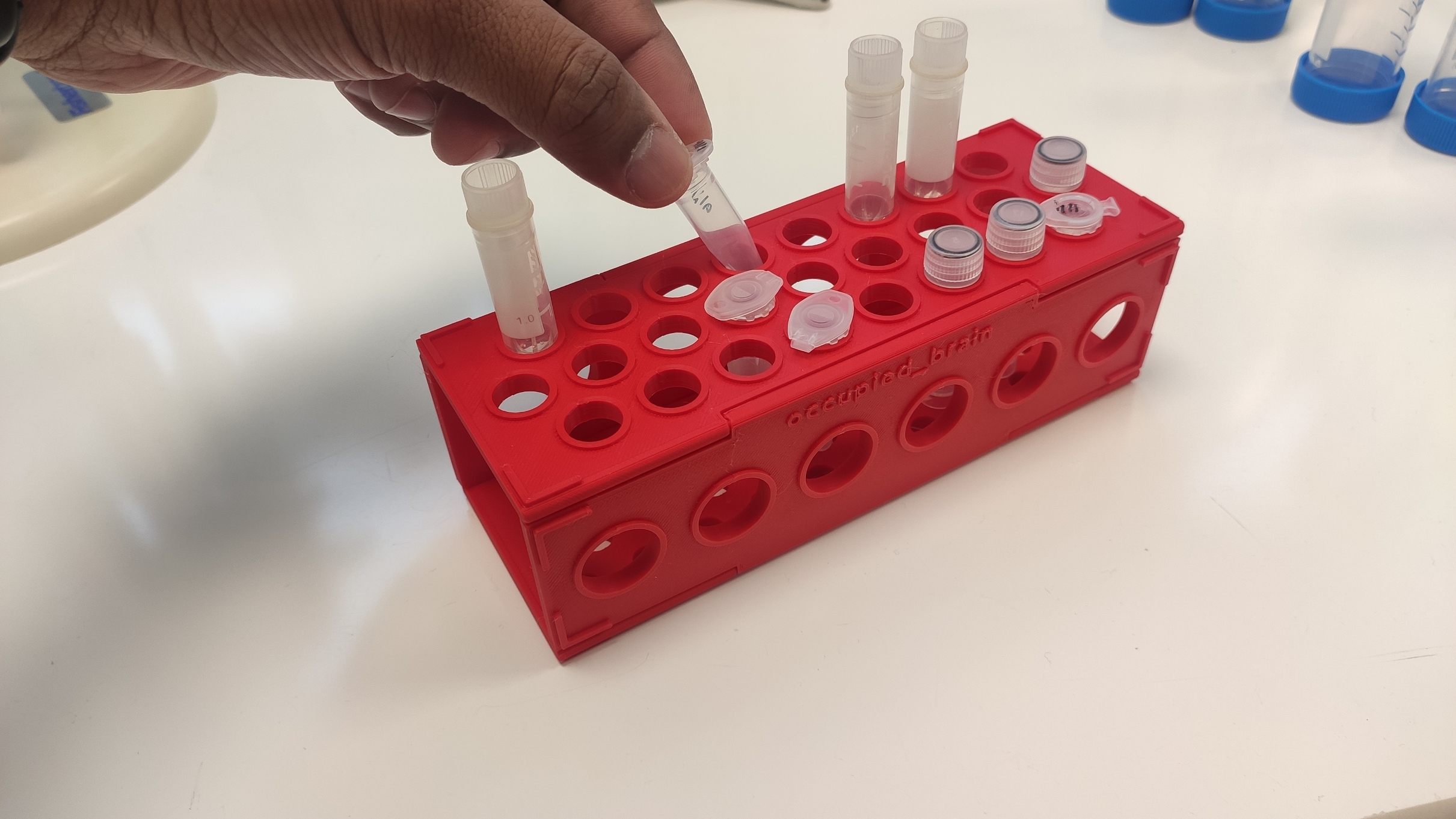Foldable Test Tube Stand by occupied_brain | Download free STL model ...