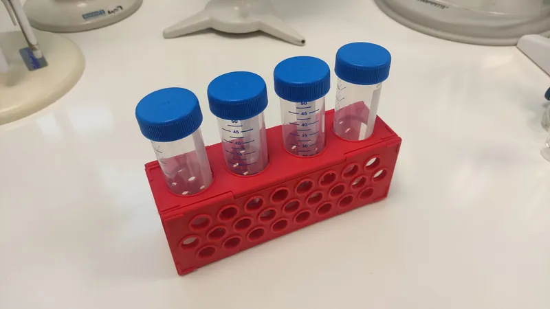 Foldable Test Tube Stand by occupied_brain | Download free STL model ...