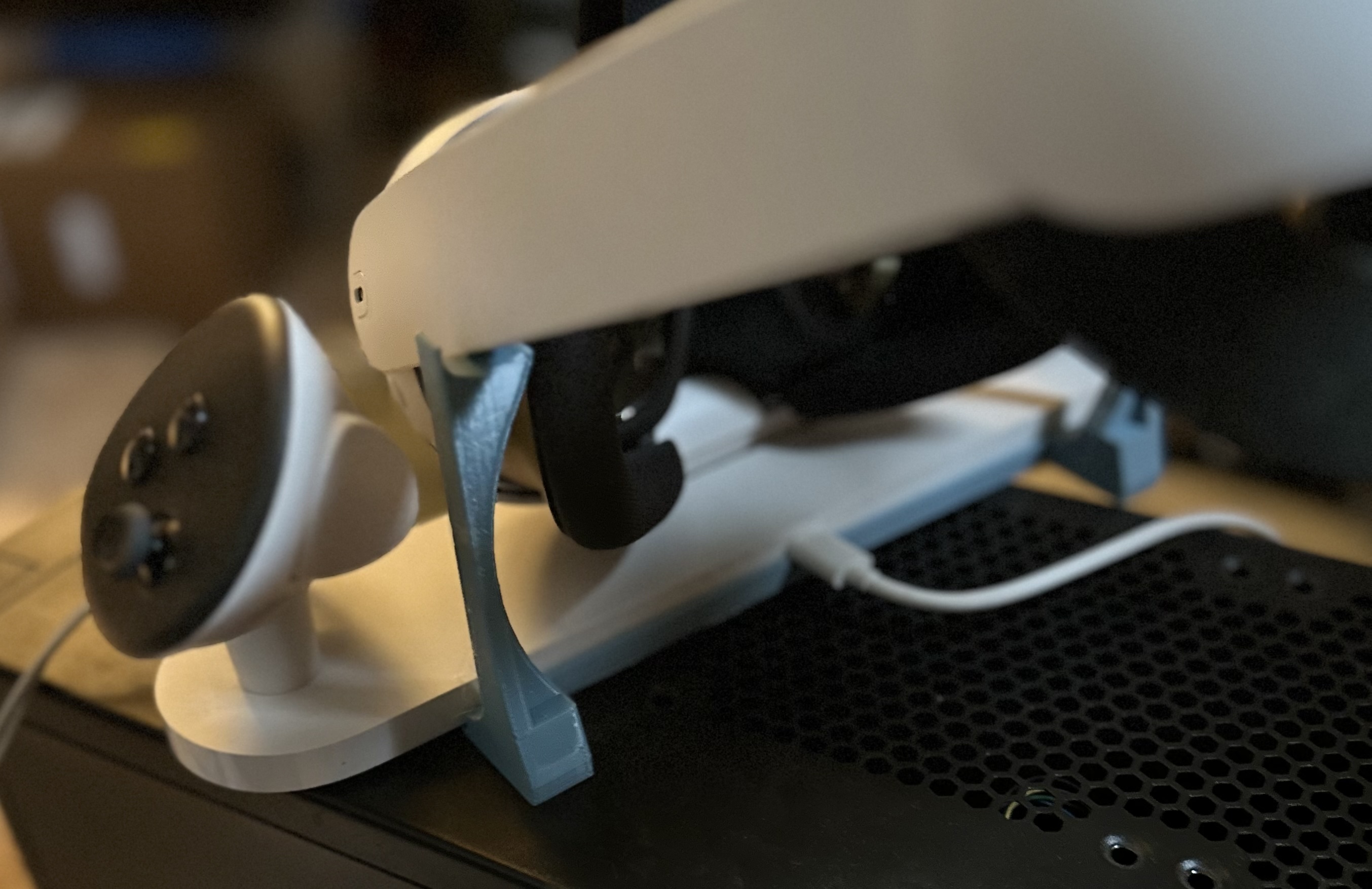 Quest 3 Charging Stand Support Cradle by John Silvia | Download free ... Quest 3 Charging Stand Support Cradle by John Silvia | Download free ...