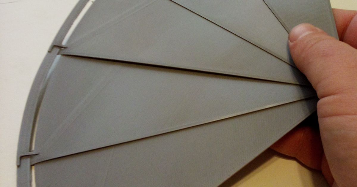 Collapsing Hand Fan by Senor El Joynes | Download free STL model ...