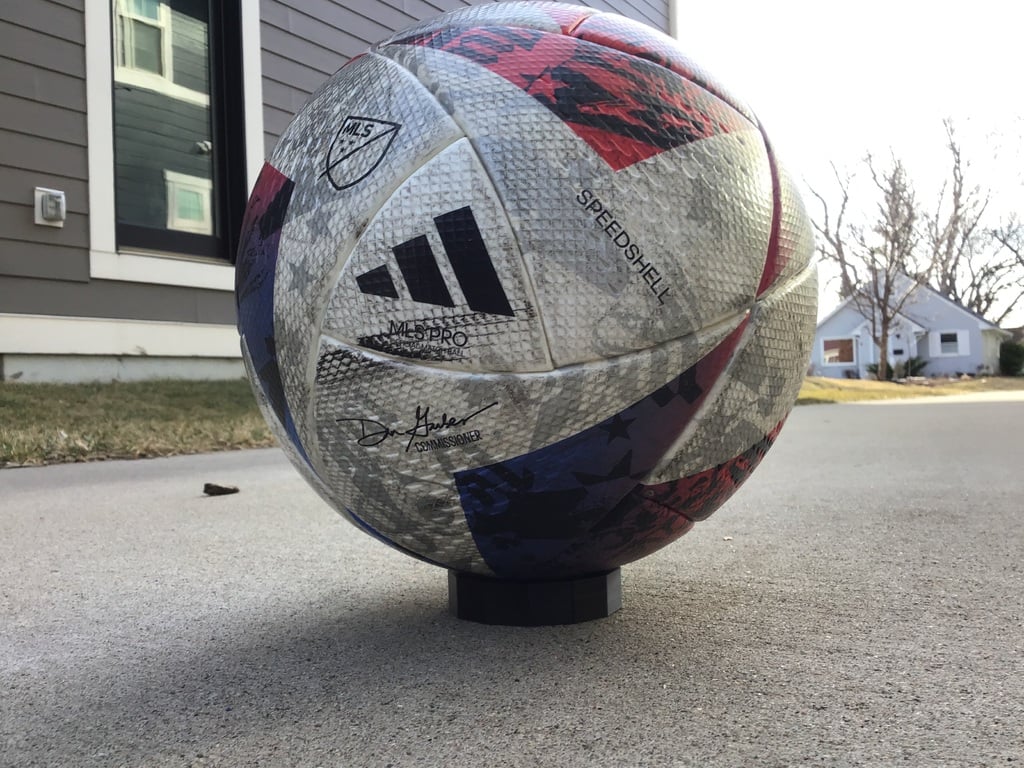 Soccer Ball Stand by Duckydude8 | Download free STL model | Printables.com