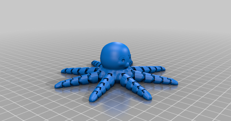 articulated octopus por Duckydude8 | Descargar modelo STL gratuito ...