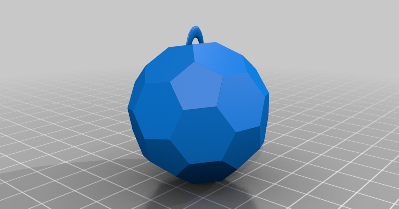 Soccer Ball keychain by Duckydude8 | Download free STL model ...
