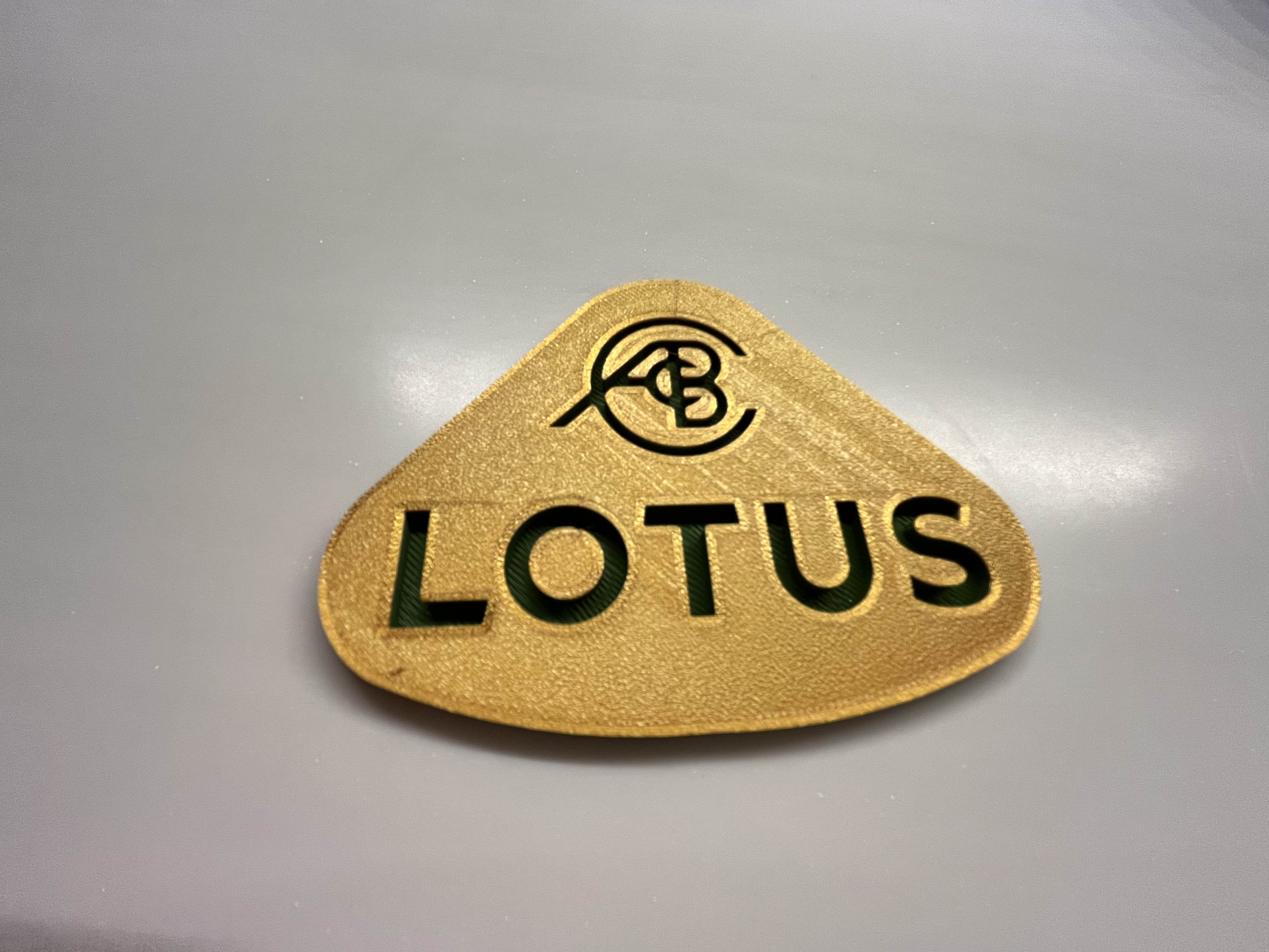 Lotus Logo Emblem by Steven Hirsch | Download free STL model ...