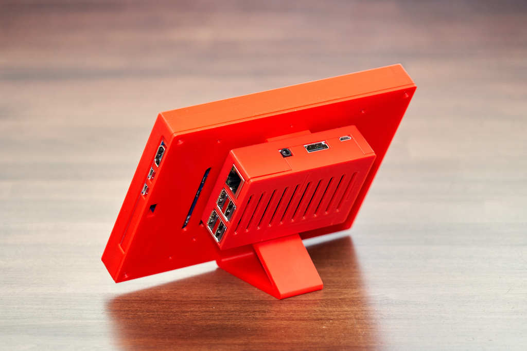 Desktop Pi3B/4B/5B mount for HDMI LCD par ywabiko | Téléchargez ...