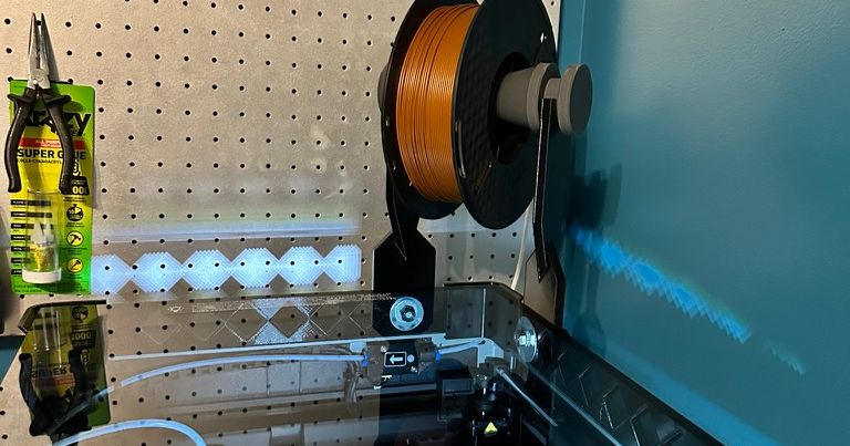 K1 Max Spool Holder for Creality K1 - K1 Max Riser by Fred Boisselier ...