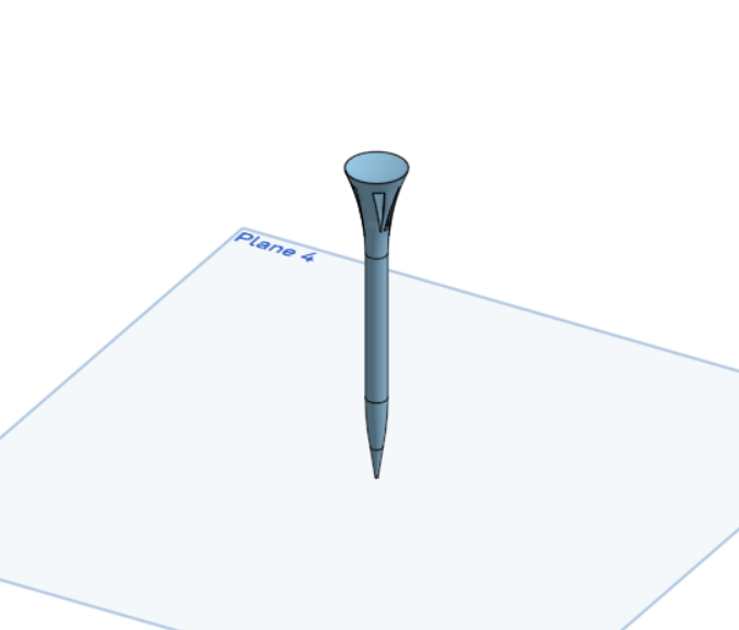Golf tee by paysen johnson | Download free STL model | Printables.com
