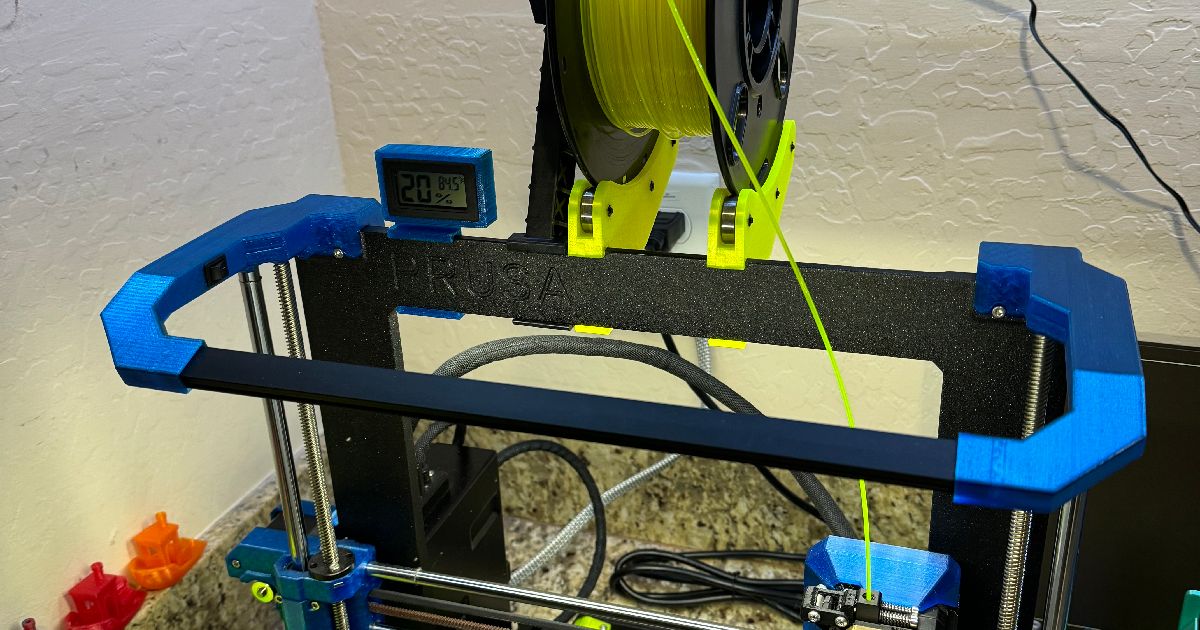 Prusa Frame Mount Filament Roller von BrownDogg04 | Kostenloses STL ...