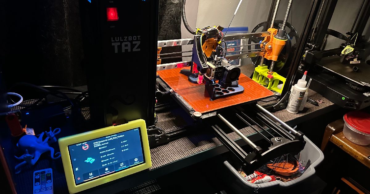 Lulzbot Taz 6 X Linear Rail Mod by FunkyNuggets007 | Download free STL ...