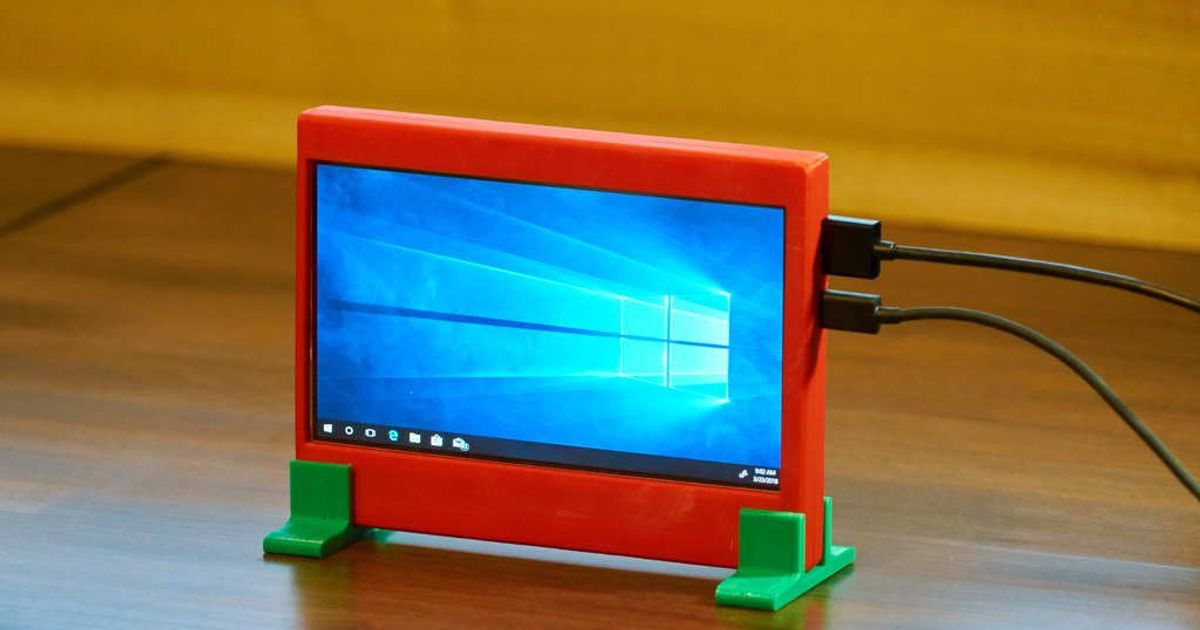 7-inch HDMI LCD (C) with Touch Case by ywabiko | Download free STL ...