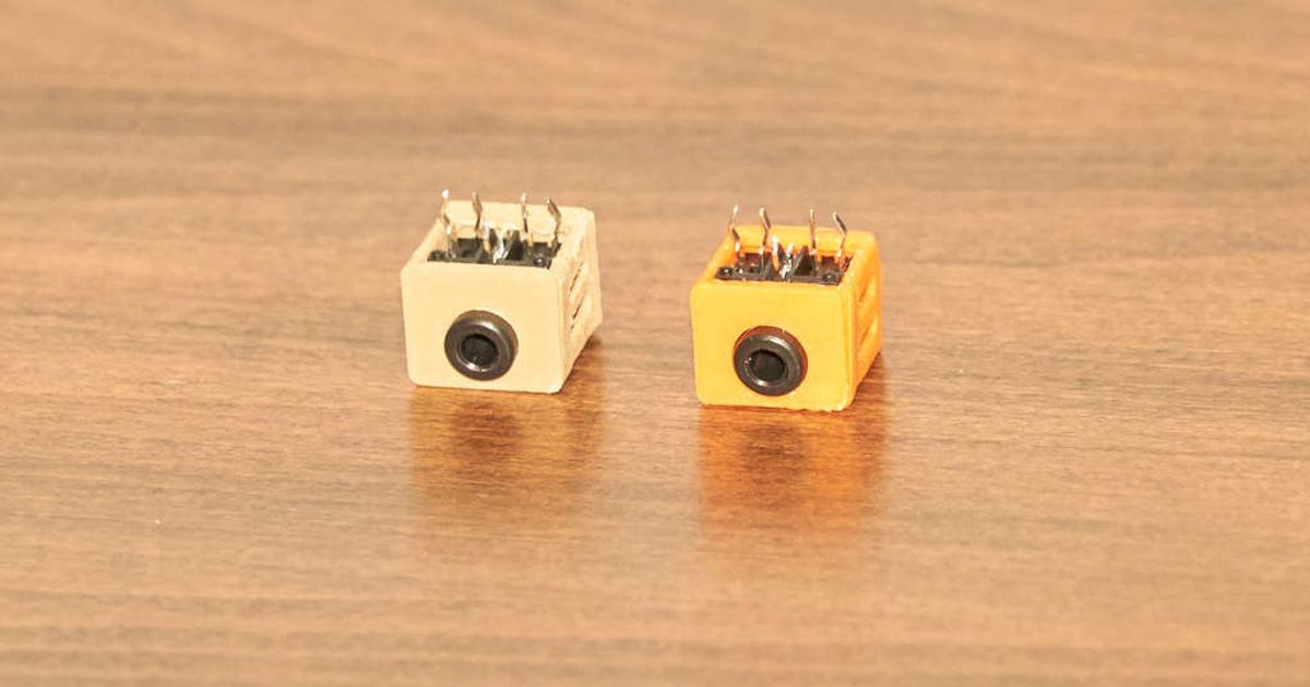 Adafruit Breadboard Friendly 3.5mm Stereo Headphone Jack Enclosure by ...