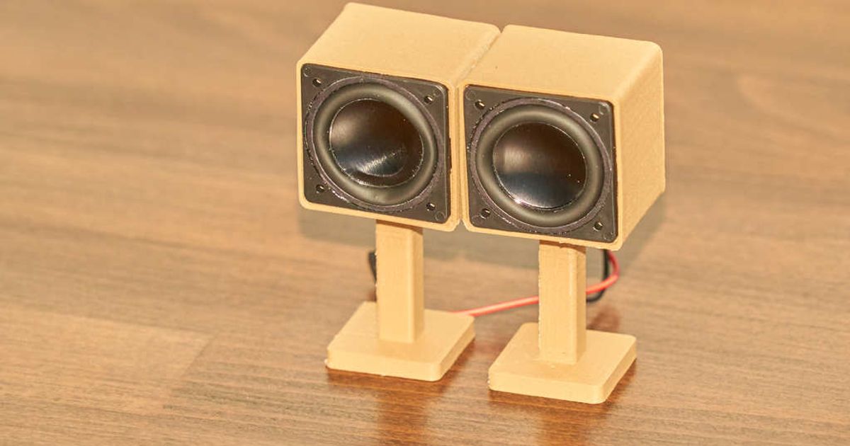 CE32A 1" Speaker Enclosure Type2 by ywabiko | Download free STL model ...